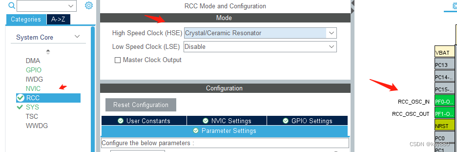 STM32CubeMX时钟配置详细说明-HSE LSE的区别PLL_lse与hse是什么区别-CSDN博客
