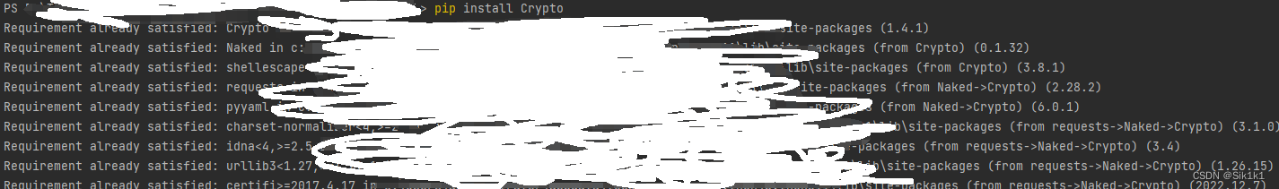 python使用Crypto报错ModuleNotFoundError: No module named ‘Crypto‘解决方案 ...