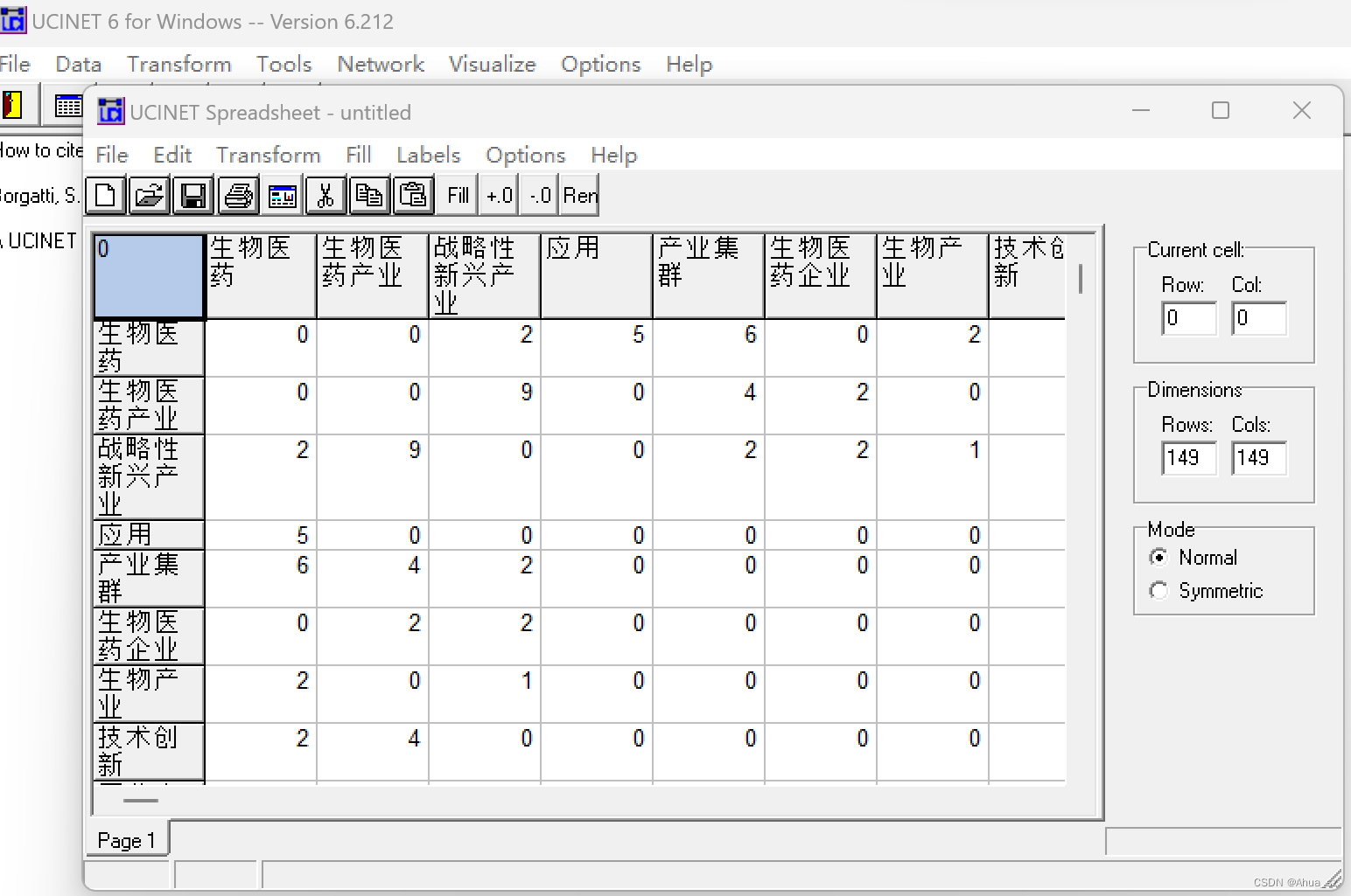 Ucinet软件学习教程-CSDN博客
