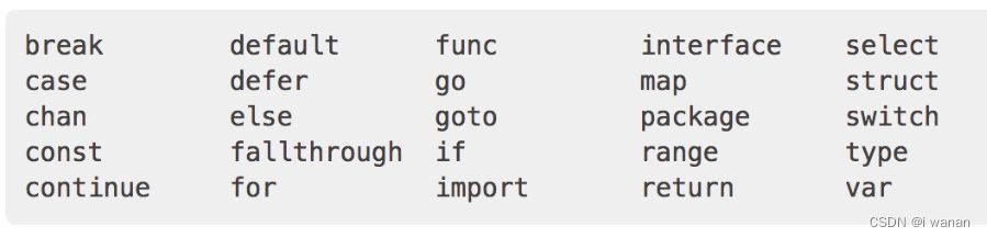 Go语言面试题--基础语法(10)_下面属于go关键字的是() 请选择你的答案 class struct func-CSDN博客