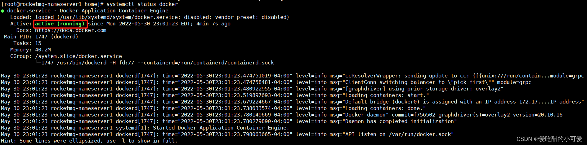 Docker关闭不掉进程，Stopping docker.service, but it can still be activated by: docker.socket-CSDN博客