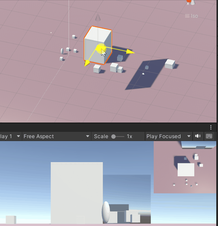 【学习笔记】Unity基础（八）【镜头camera组件属性（clear flag、target texture、occlusion ...