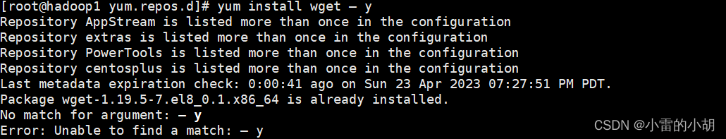 LINUX 出现 Failed to download metadata for repo ‘AppStream‘ 问题的解决方案_failed to download metadata ...