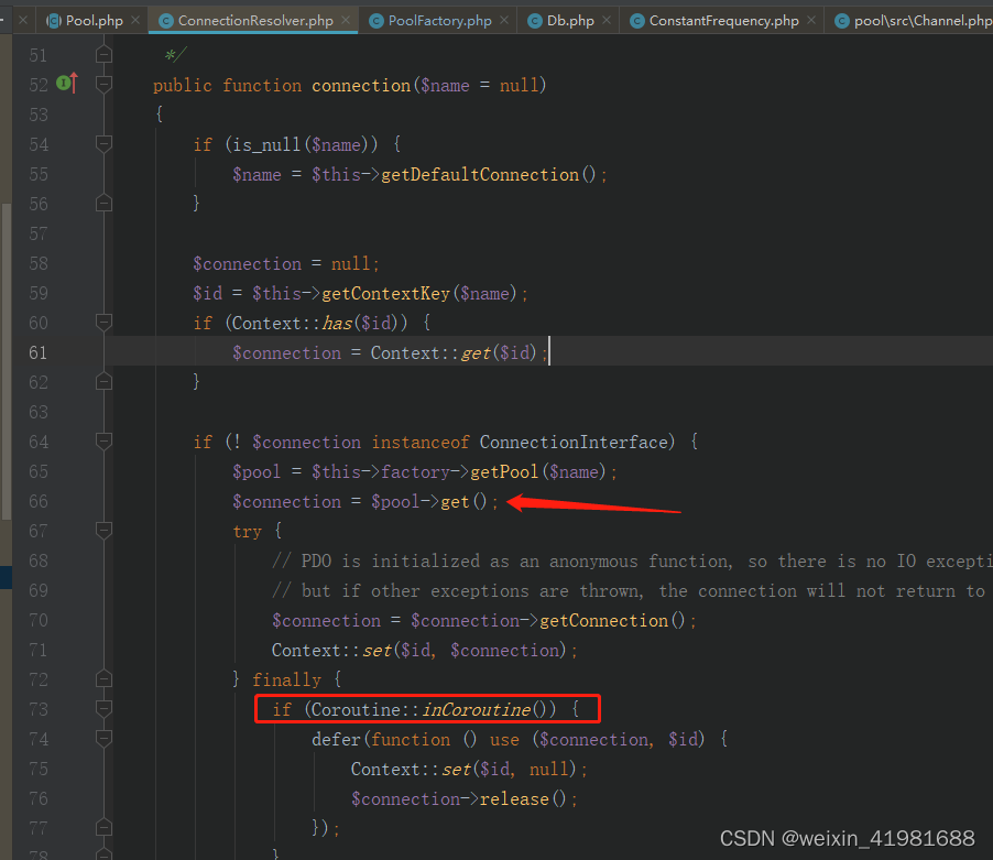 hyperf获取db连接跟释放机制_hyperf 协程中释放、接池-CSDN博客