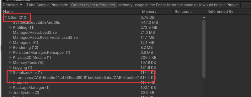 Unity中的资源管理-使用Profile分析内存使用情况_unity profile-CSDN博客