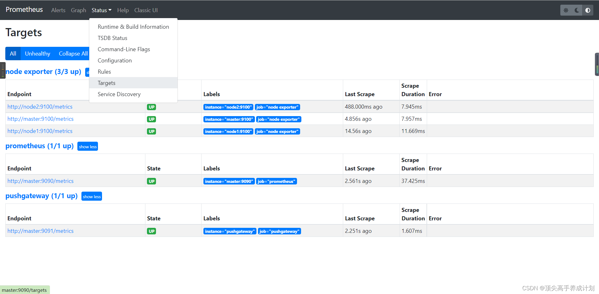 Flink(Pometheus监控)_flink prometheus-CSDN博客