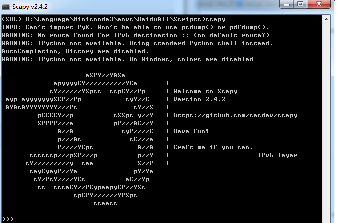 Python3 Scapy安装使用教程 安装scapy Csdn博客