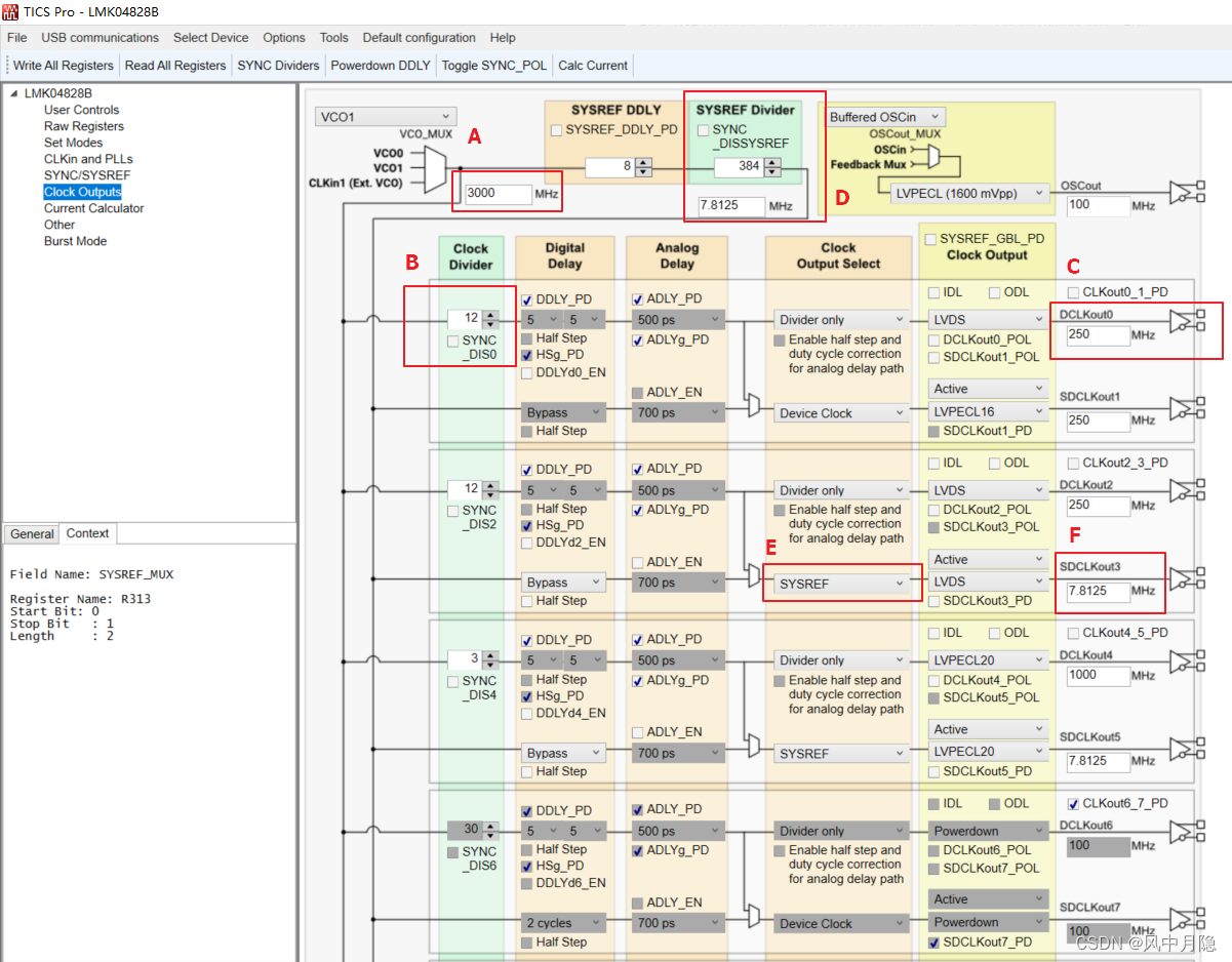 LMK04828寄存器配置使用指导手册_lmk04828中文手册-CSDN博客