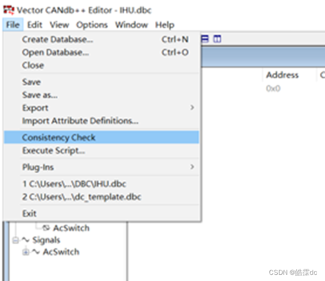 CANdb++编辑dbc：一致性检查_dbc信号长度超过16如何设置-CSDN博客