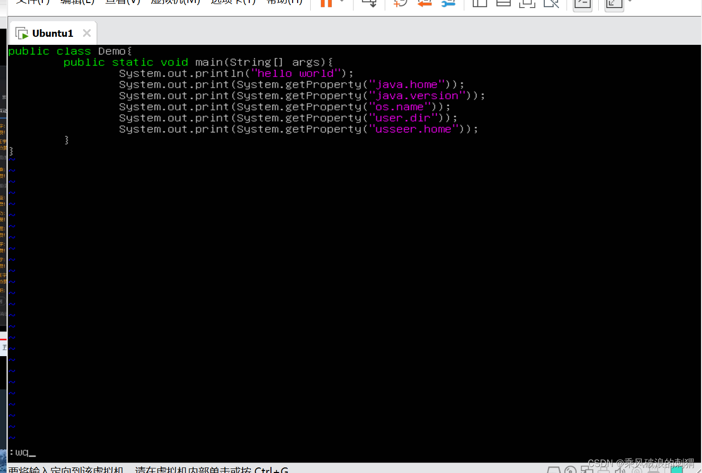ubutnu系统编写java hellow程序并编译运行_ubuntu 命令 java 输入helloworld-CSDN博客