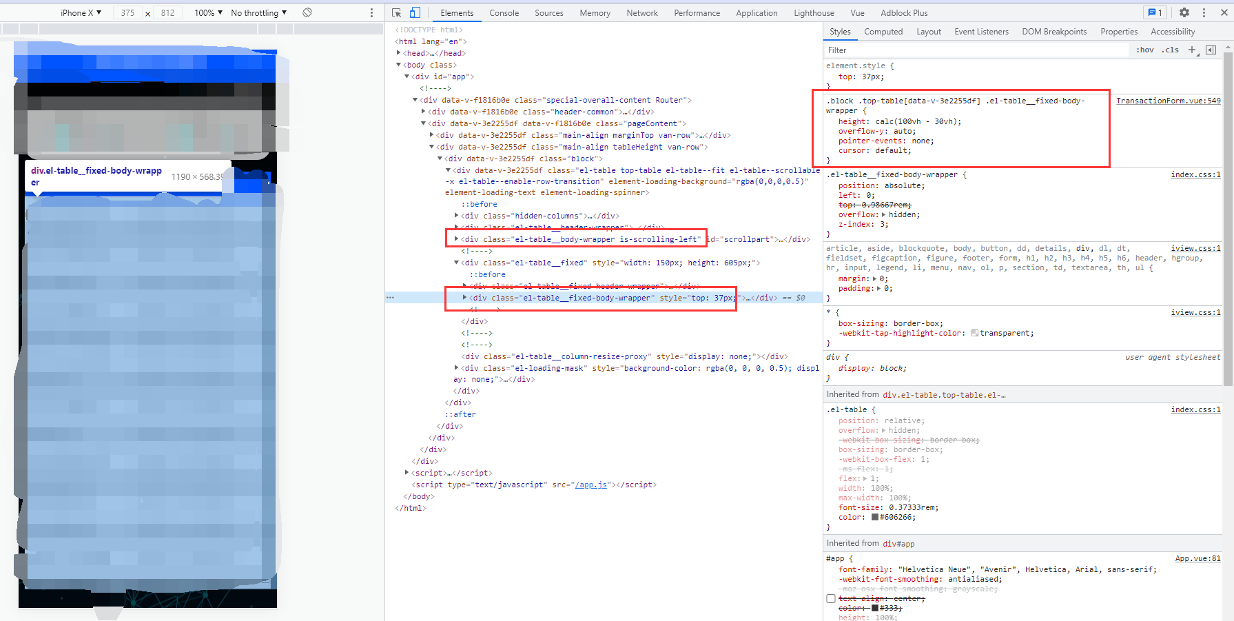 el-table 使用fixed 固定列 但是固定列不会随着Y轴滑动-CSDN博客