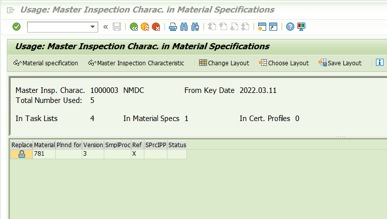 SAP QM初阶之QS26 - Where-Used List for Master Insp. Characteristic_sap itemwhereused-CSDN博客