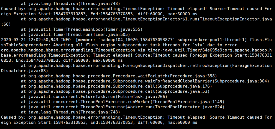Hbase 操作表时，连接超时，或者找不到对应的region Server_hbase查询表时连接不上-CSDN博客