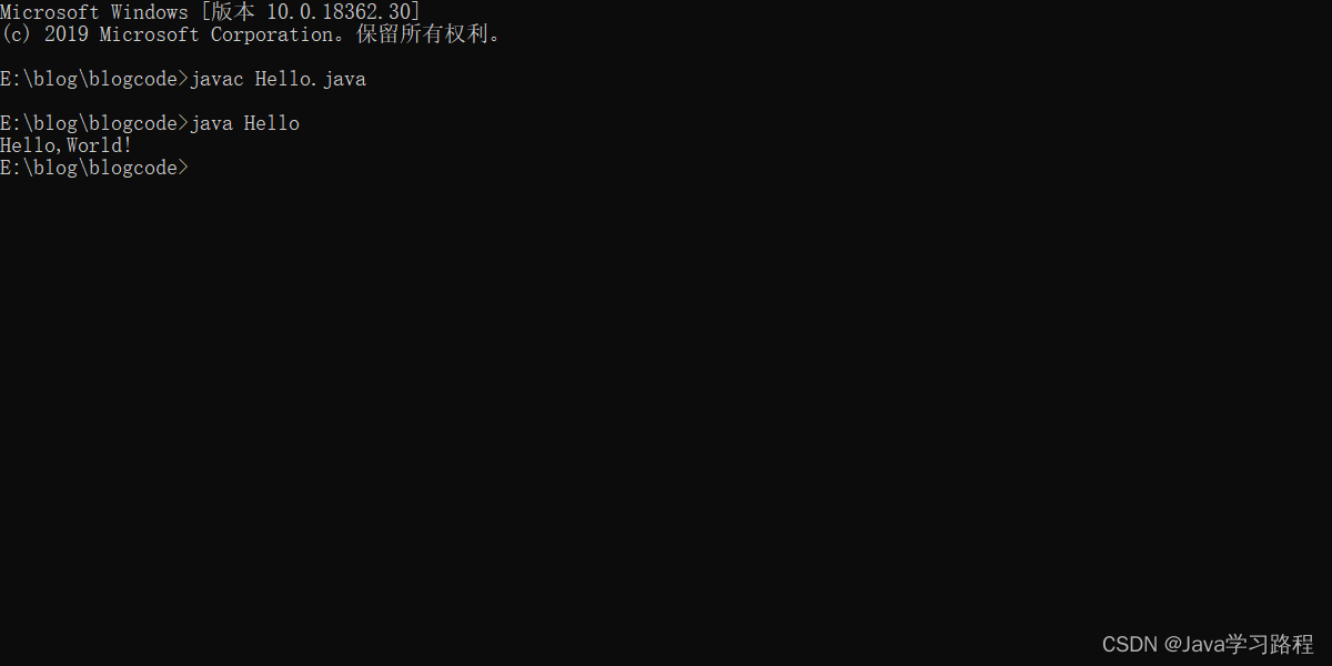 HelloWorld程序_helloword程序-CSDN博客