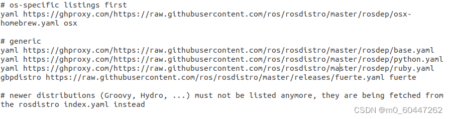 ros学习问题记录1：解决rosdep update时网络延时问题_rosdep 设置延迟_Qacccc的博客-CSDN博客