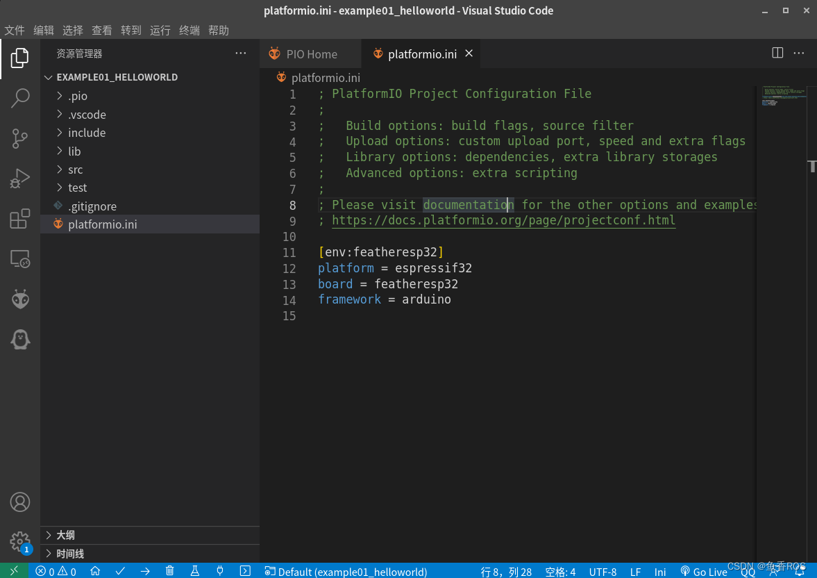 【ROS2机器人入门到实战】搭建PlateFormIO开发环境_microros 学习板-CSDN博客
