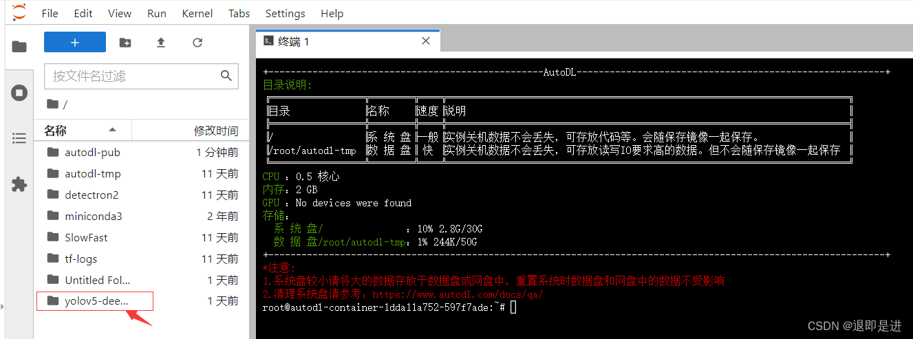 在autodl中复现yolov5 Deepsort(自学习)deepsortyolov5项目复现 Csdn博客