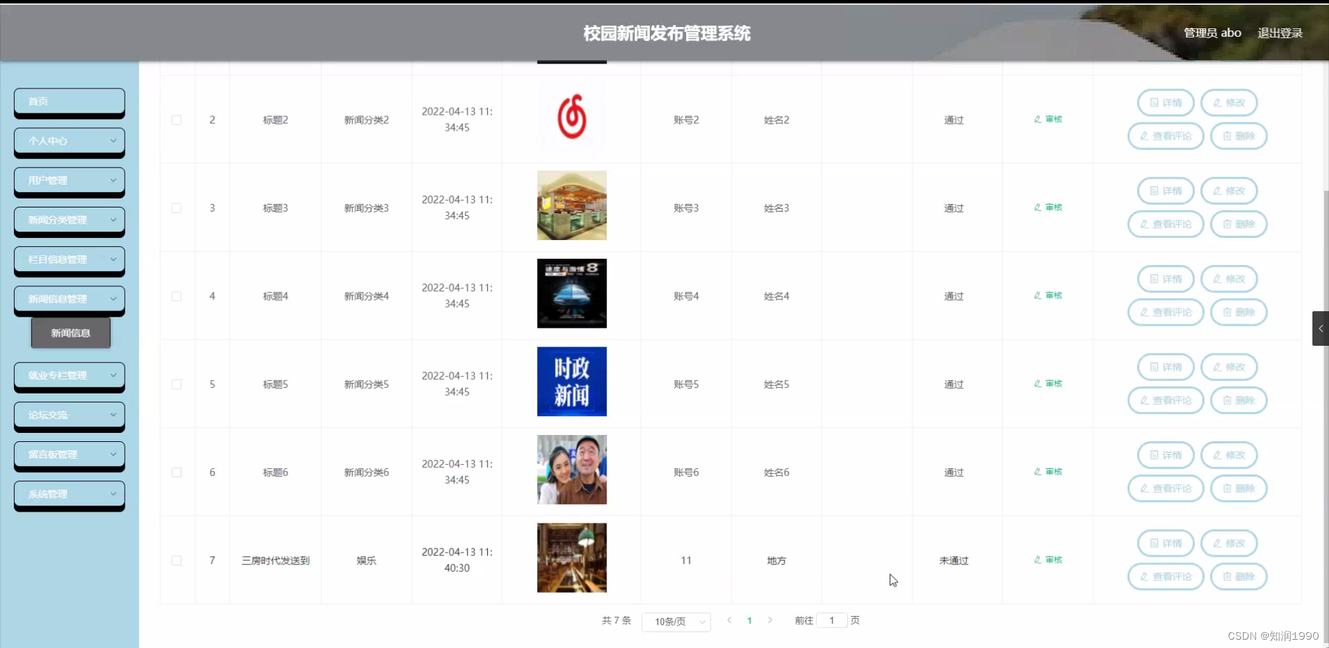 Ssm毕设项目校园新闻发布管理系统574ec(java Vue Mybatis Maven Mysql Sprnig) Vue 校园新闻发布系统 Csdn博客