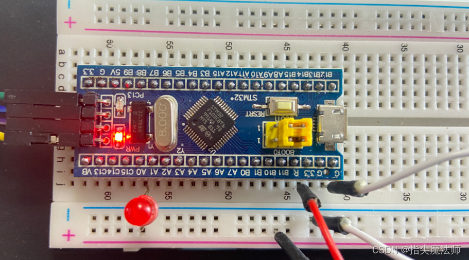 STM32单片机入门学习（二）-LED的闪烁-CSDN博客