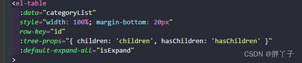 el-table中树形表格使用属性default-expand-all失效-CSDN博客