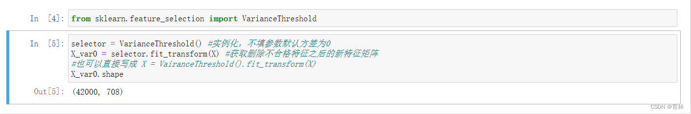 sklearn学习-特征选择过滤法，嵌入法，Wrapper包装法_sklearn过滤式、包裹式和嵌入式-CSDN博客