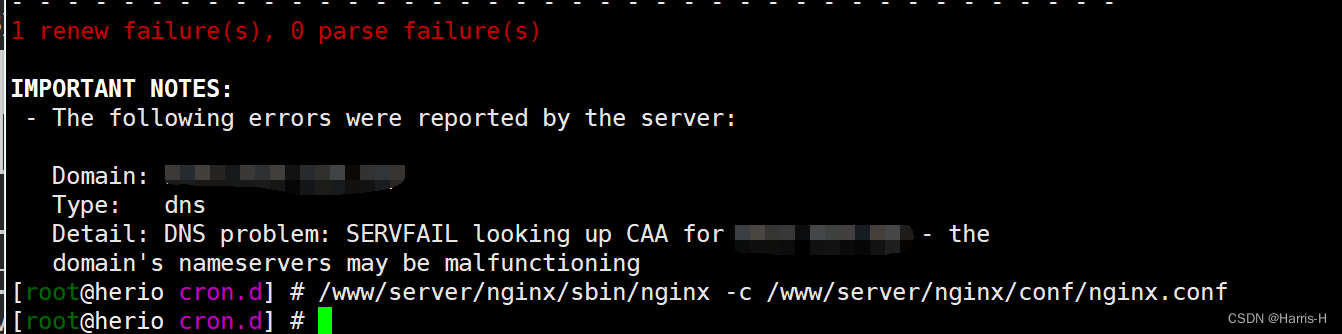 CertBot 更新证书失败解决_another instance of certbot is already running.-CSDN博客