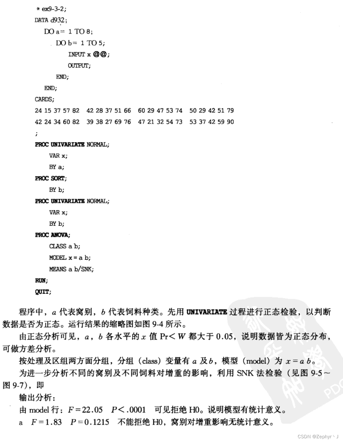 Sas学习8、9（方差分析、anova过程、相关分析和回归分析、corr过程、reg过程、多元线性回归、stepwise）sas的reg过程结果分析 Csdn博客 