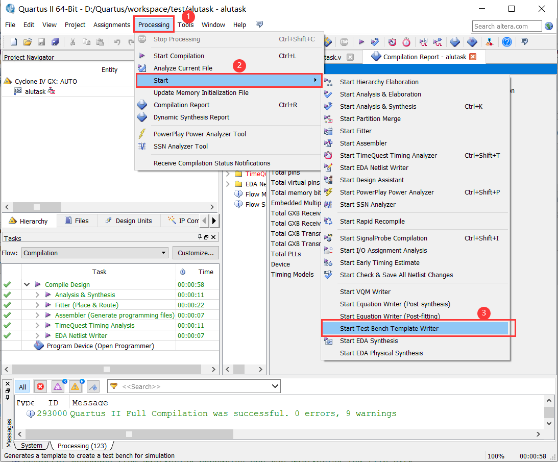 quartus+modelsim仿真教程_quartus仿真步骤-CSDN博客