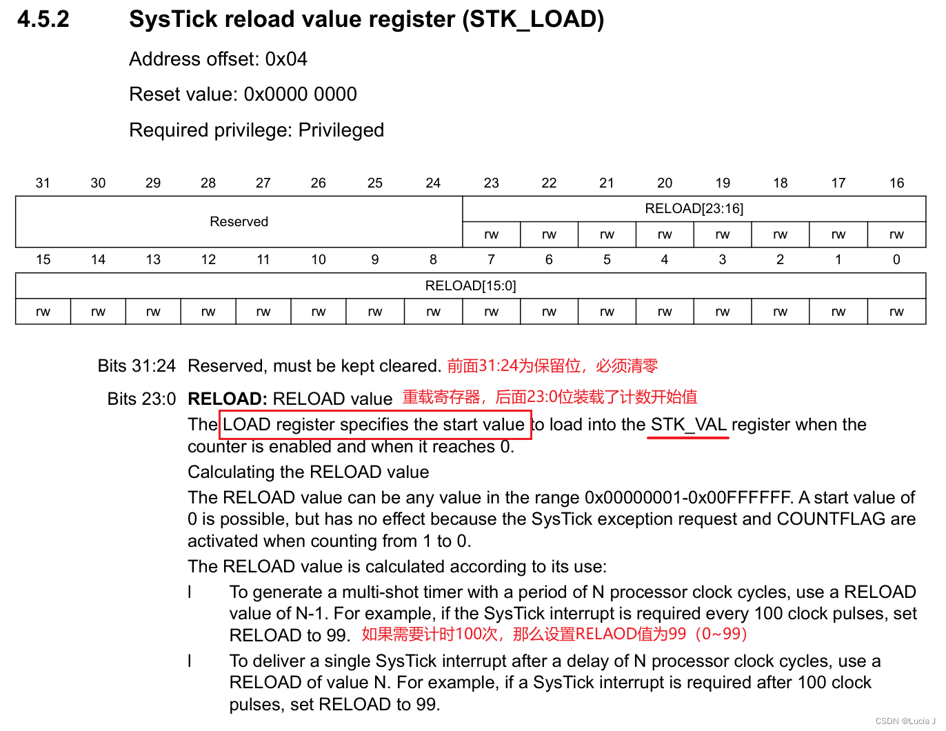 嵌入式系统原理（笔记）：SysTick时钟定时器_arm cm7 0xe000e018-CSDN博客