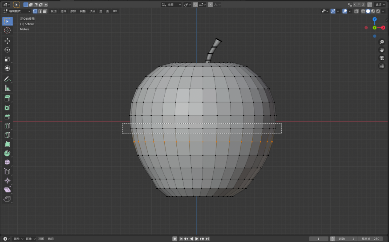 Blender——批量选择点的几种做法_blender怎么框选背面的点-CSDN博客
