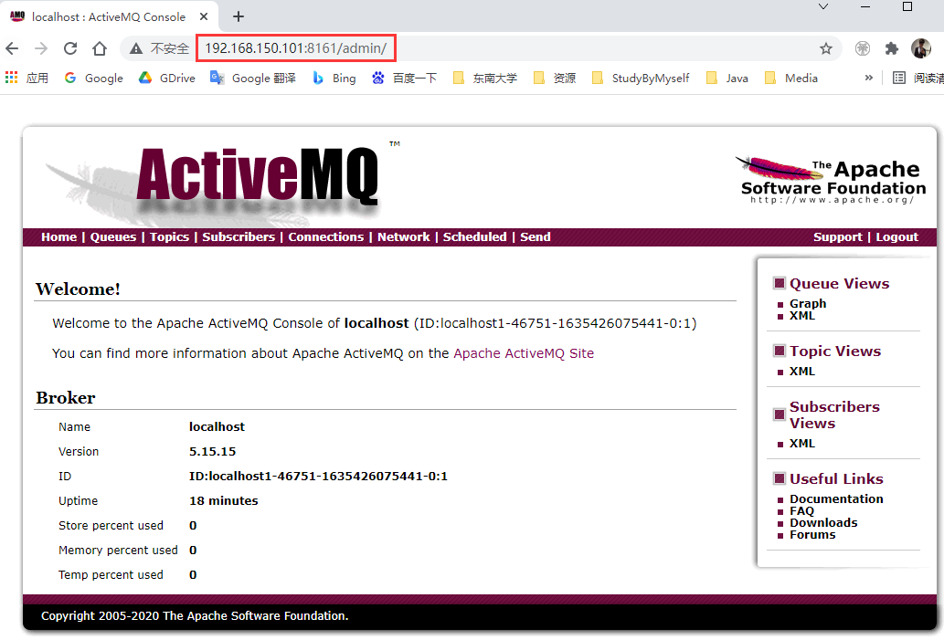 【ActiveMQ】控制台访问_activemq访问地址-CSDN博客