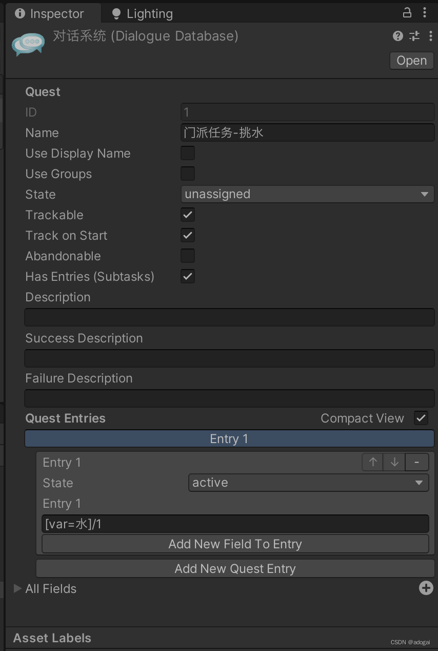 Dialogue System for Unity使用（二）实战_unity dialogue system-CSDN博客