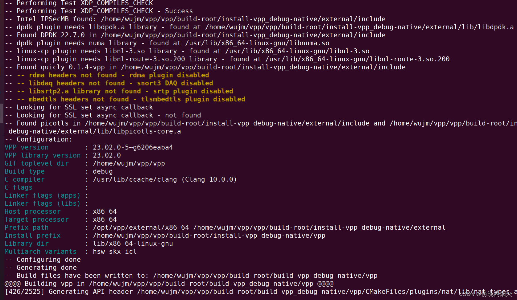 Ubuntu 编译vppubuntu204能编译安装哪个版本vpp Csdn博客 
