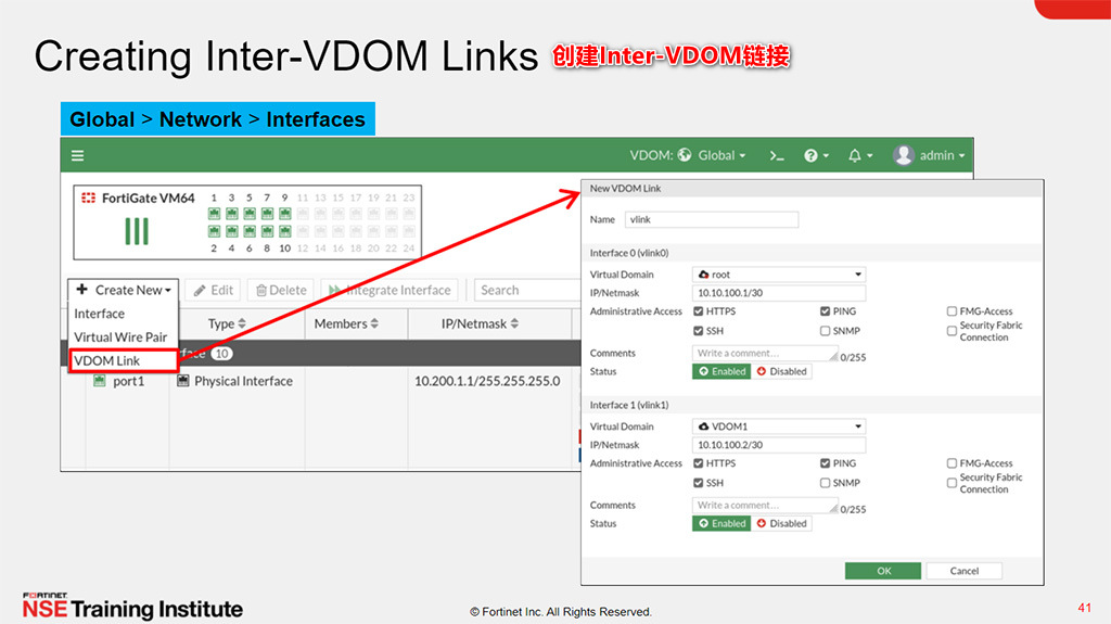 教程篇(7.0) 03. FortiGate基础架构 & 虚拟域(VDOM) Fortinet 网络安全专家 NSE 4_fortigate vdom-CSDN博客