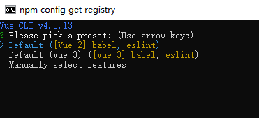 使用cmd命令创建vue2脚手架_创建脚手架命令-CSDN博客