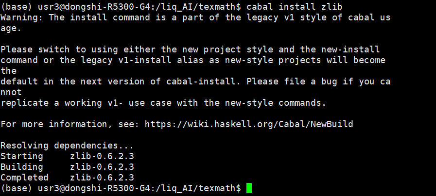 cabal install zlib报错 cabal: Missing dependency on a foreign library:* Missing (or bad) header ...