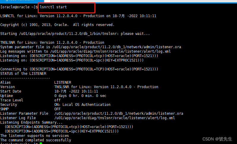 oracle 启动命令与查看日志_oracle启动日志在哪里-CSDN博客