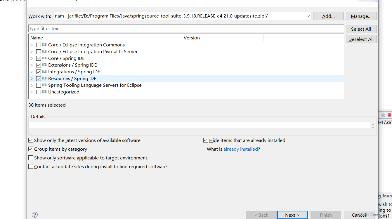 Eclipse安装spring插件_eclipse 4.22 spring插件-CSDN博客