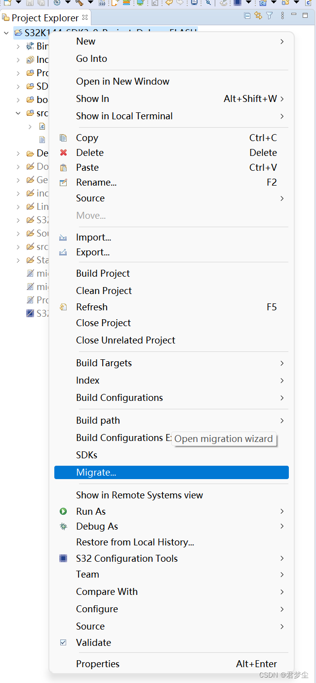 关于S32DS for ARM 2.2迁移到S32DS for S32 Platform 3.4步骤_s32ds for s32无调试-CSDN博客