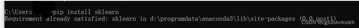 Scikit Learn安装实录sklearn镜像 Csdn博客 