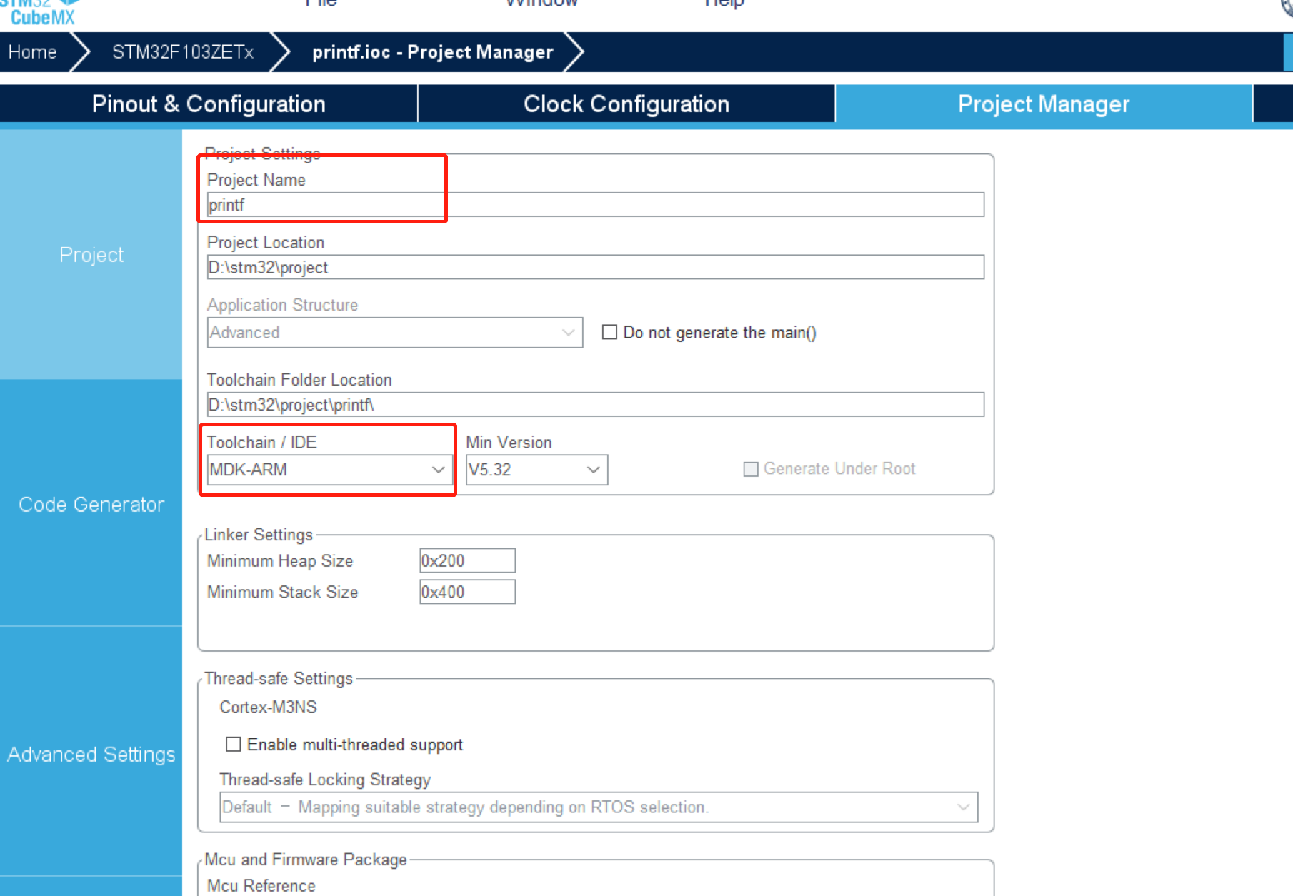 【STM32 HAL库+STM32CUBEMX】使用usart1打印串口数据_stm32f107不使用printf通信-CSDN博客