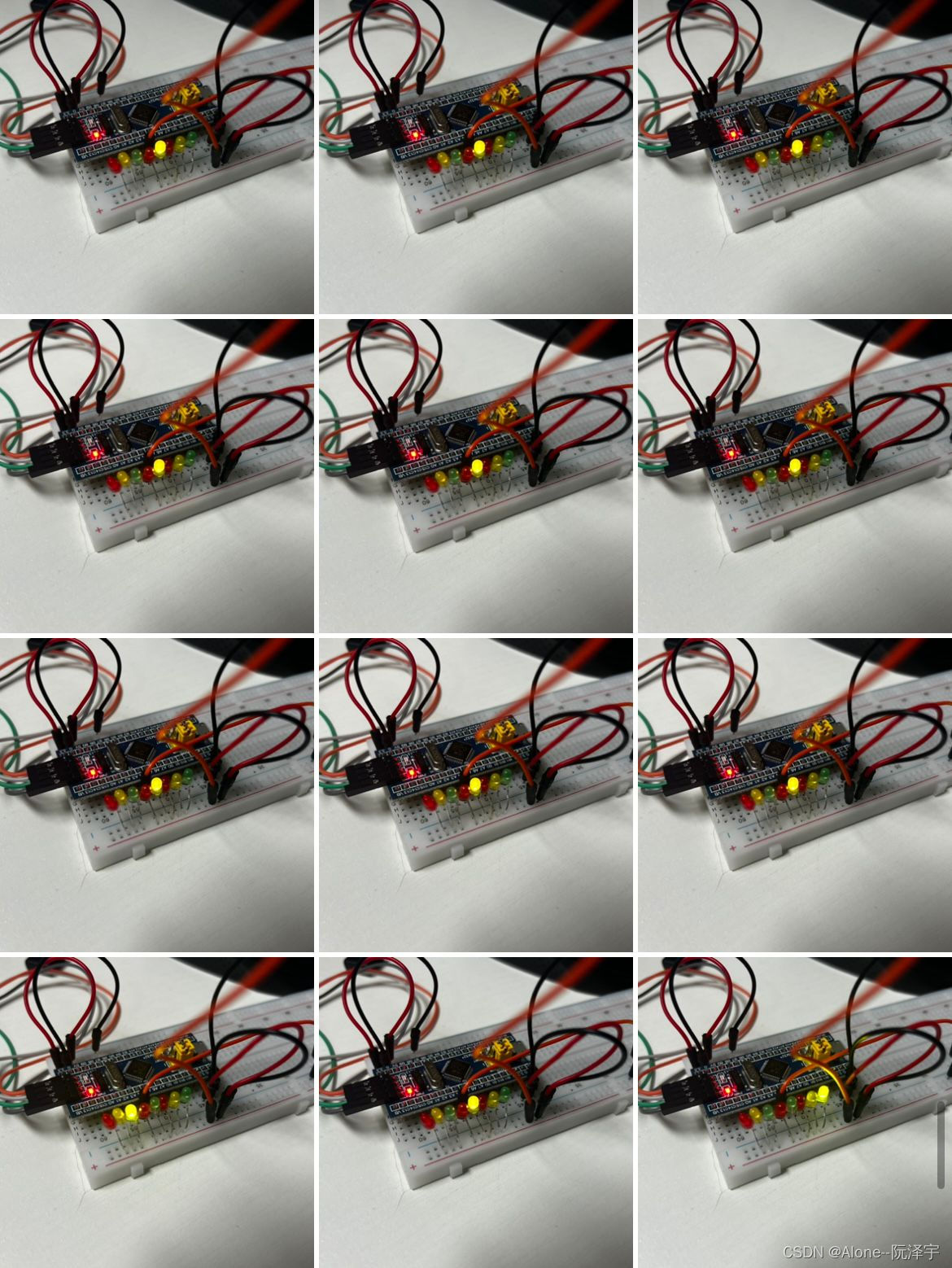 Stm32f103的流水灯点亮版本1寄存器地址操作stm32f103led灯实验报告 Csdn博客