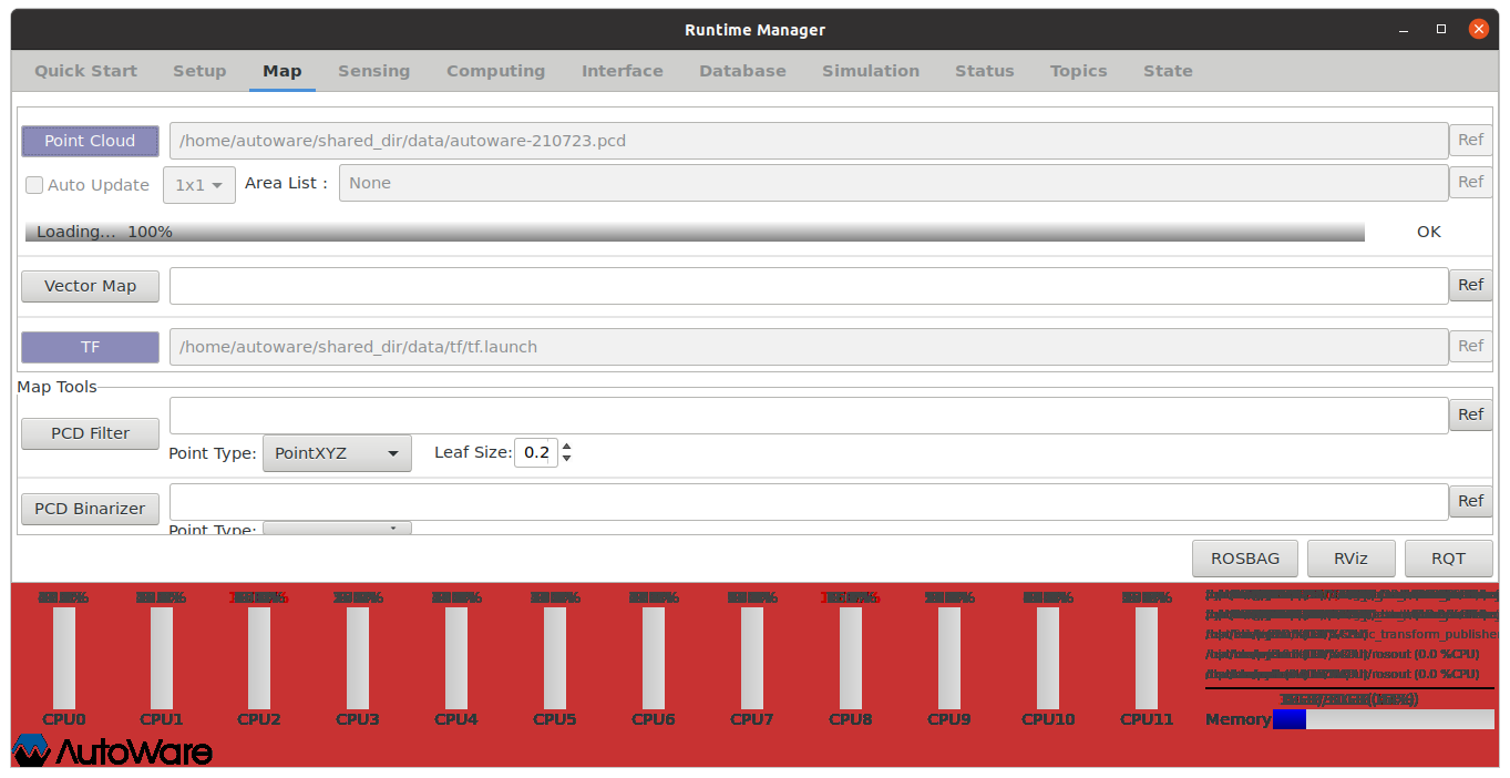ubuntu20 autoware+carla联合仿真（一）通过激光雷达制作点云地图_carla autoware-CSDN博客