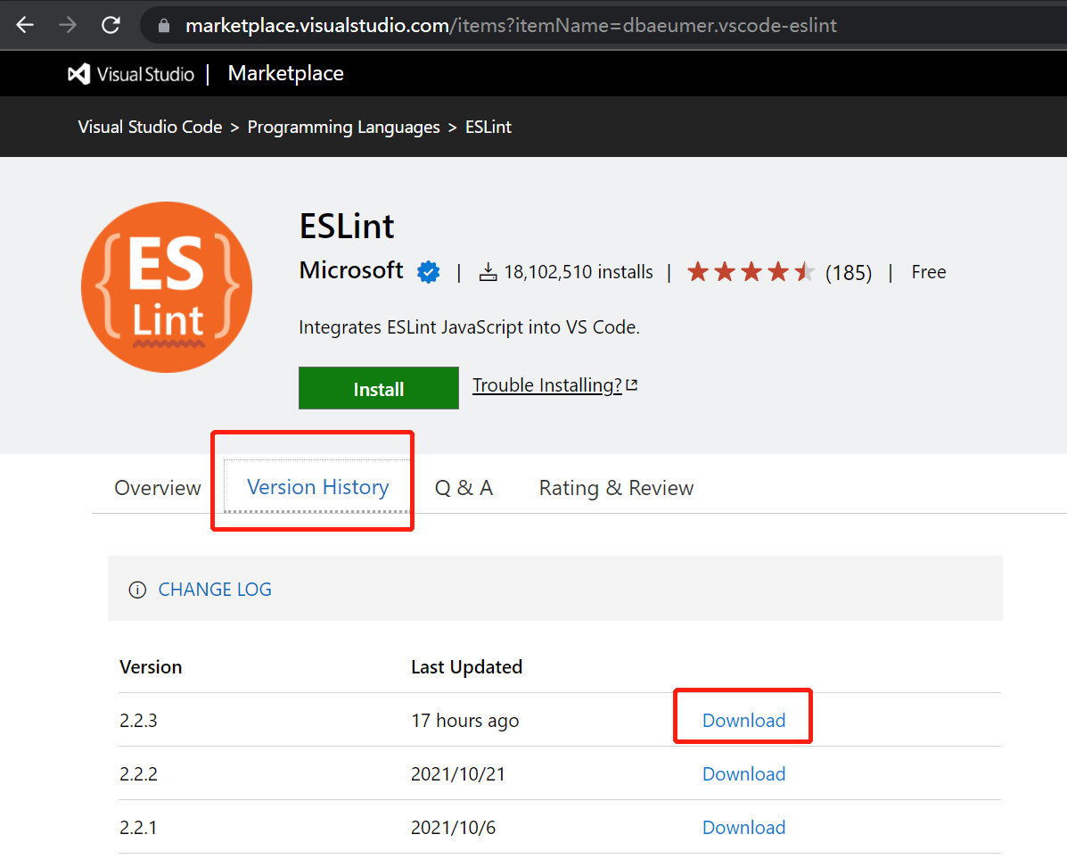 内网安装vscode插件【以Eslint为例，保存自动修复】_unable to install extension 'dbaeumer.vscode-eslin-CSDN博客