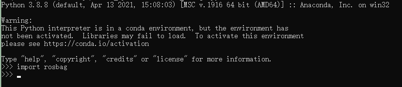 win10 python3 install rosbag & cv_bridge_rosbag install-CSDN博客