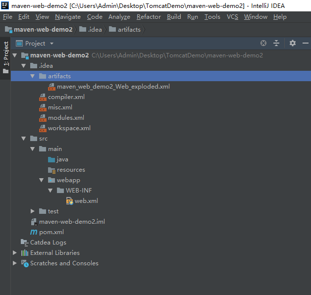 IDEA创建web工程+tomcat配置_web facet resources are not-CSDN博客
