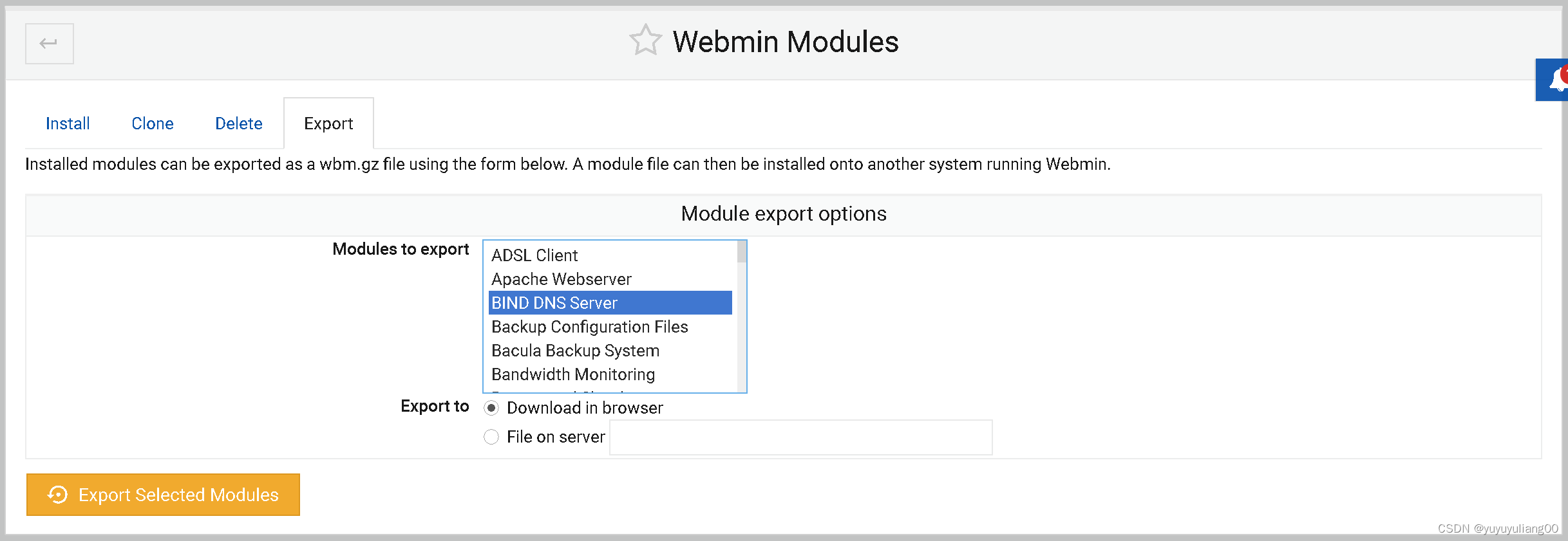 Webmin--Webmin Configuration模块-CSDN博客
