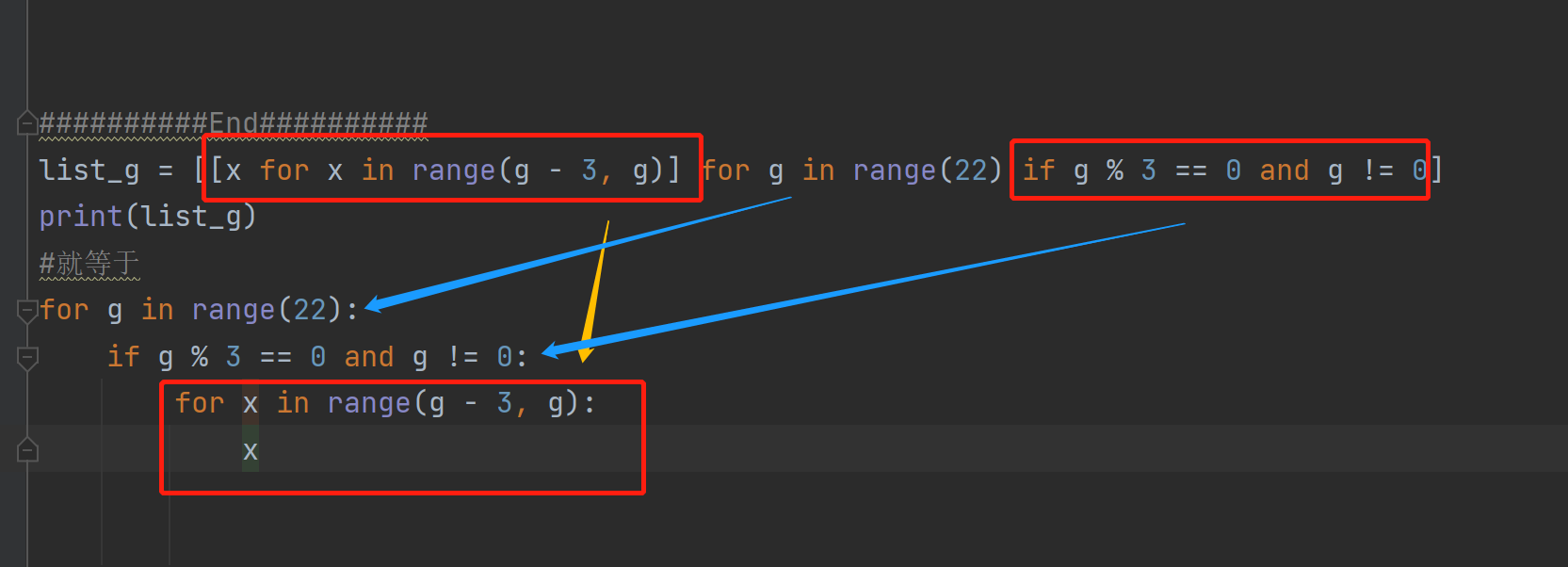 python列表推导式_三个以上条件的列表推导式-CSDN博客