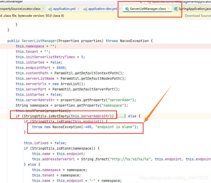 Caused By Com Alibaba Nacos Api Exception Nacosexception Endpoint Is Blank Programmer Sought